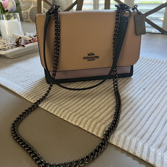 Coach | Bags | Coach Klare Peacock Colorblock Bag With Chain Strap ...